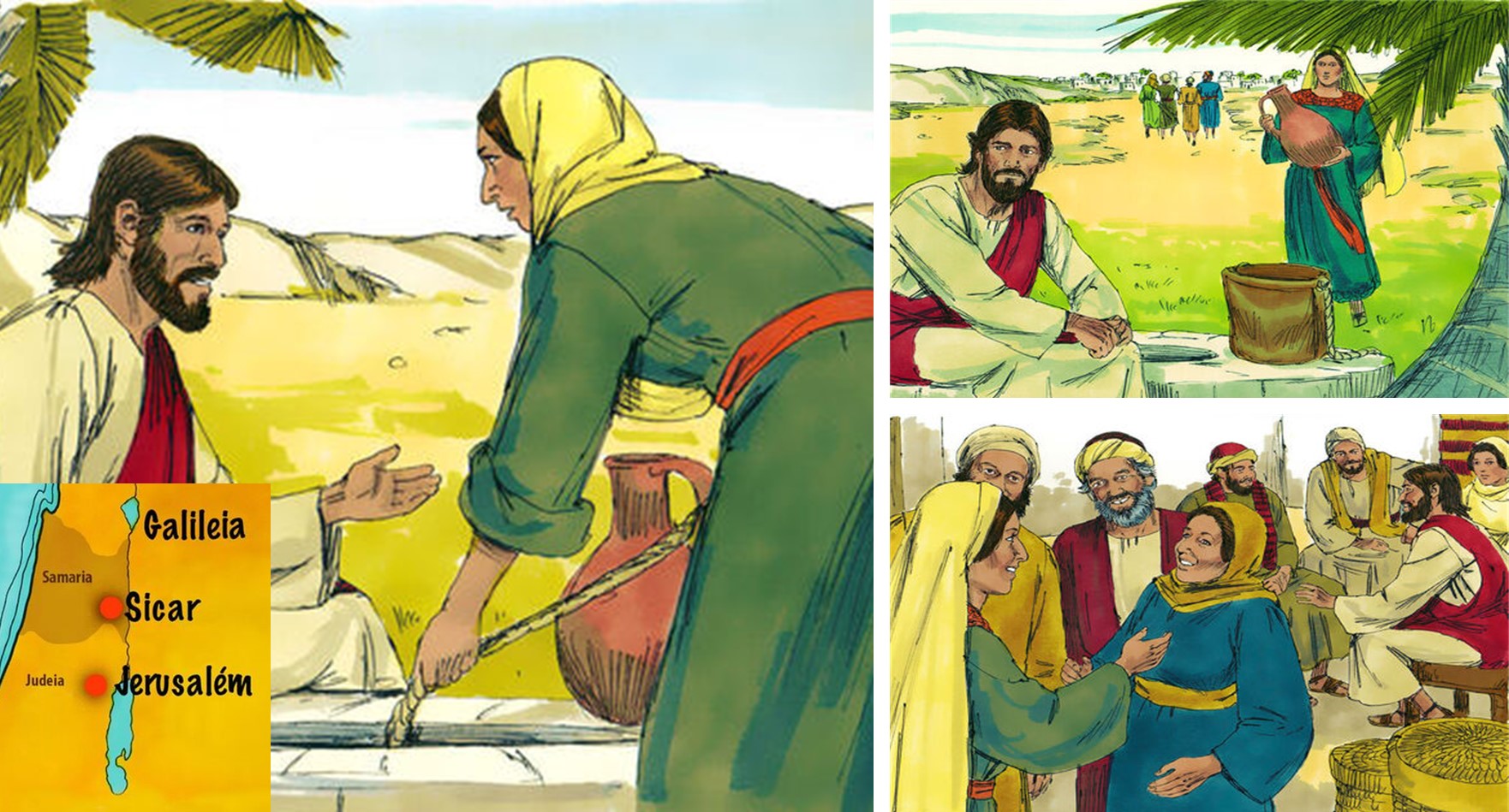 Jesus e a mulher samaritana (Jo 4.4-29) – PARE! LEIA! REFLITA! PRATIQUE!