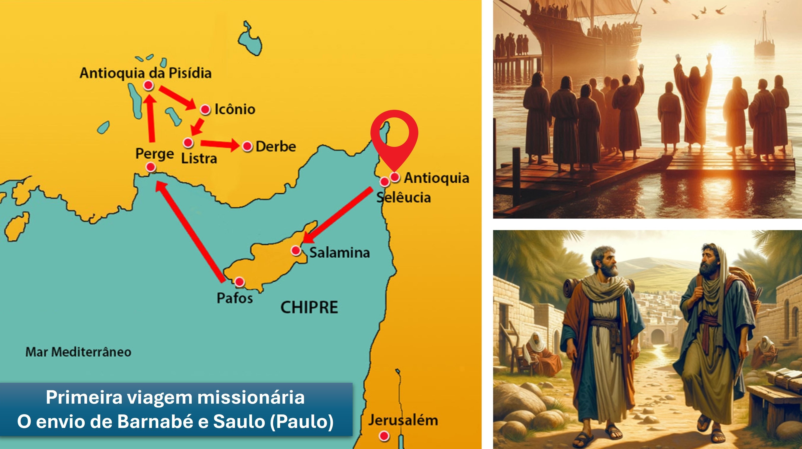 A Igreja e o Chamado (At 13.1-3) – PARE! LEIA! REFLITA! PRATIQUE!